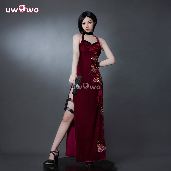 Uwowo Collab Series: Game Ada Velvet Qipao Chinese Dress Cosplay Costu ...