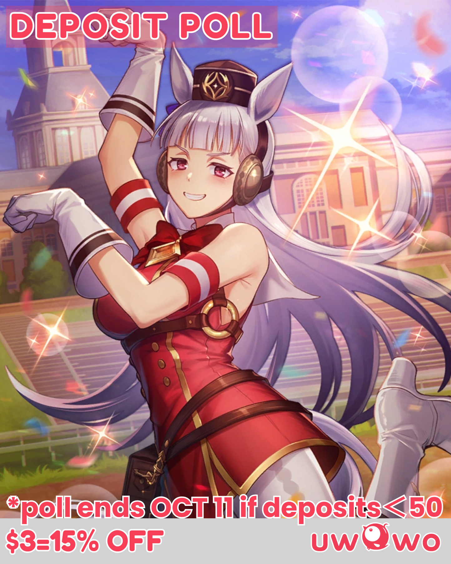 Uwowo Deposit Poll - Umamusume: Pretty Derby Gold Ship Red Strife Seco ...