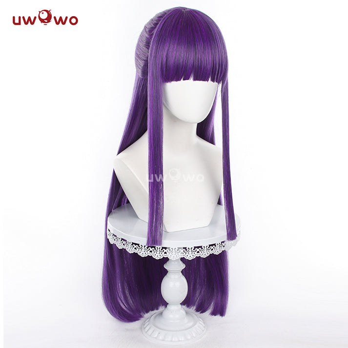 Uwowo Anime Frieren: Beyond Journey's End Fern Cosplay Wig Long Purple ...