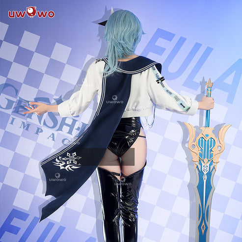 【In Stock】Uwowo Genshin Impact Fanart Racing Eula Cosplay Costume ...
