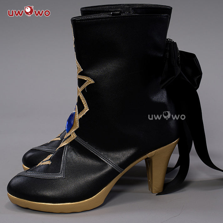 Uwowo Genshin Impact Navia Fontaine Rococo Style Dress Cospaly Shoes B ...