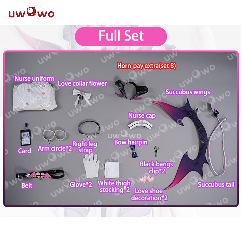 【29th Flash Sale】uwowo Genshin Impact Fanart Nurse Keqing Devil Cute