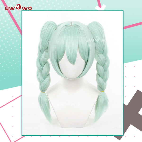 Uwowo V Singer Cute Bunny Cosplay Wig Middle Light Green Hair – Uwowo ...