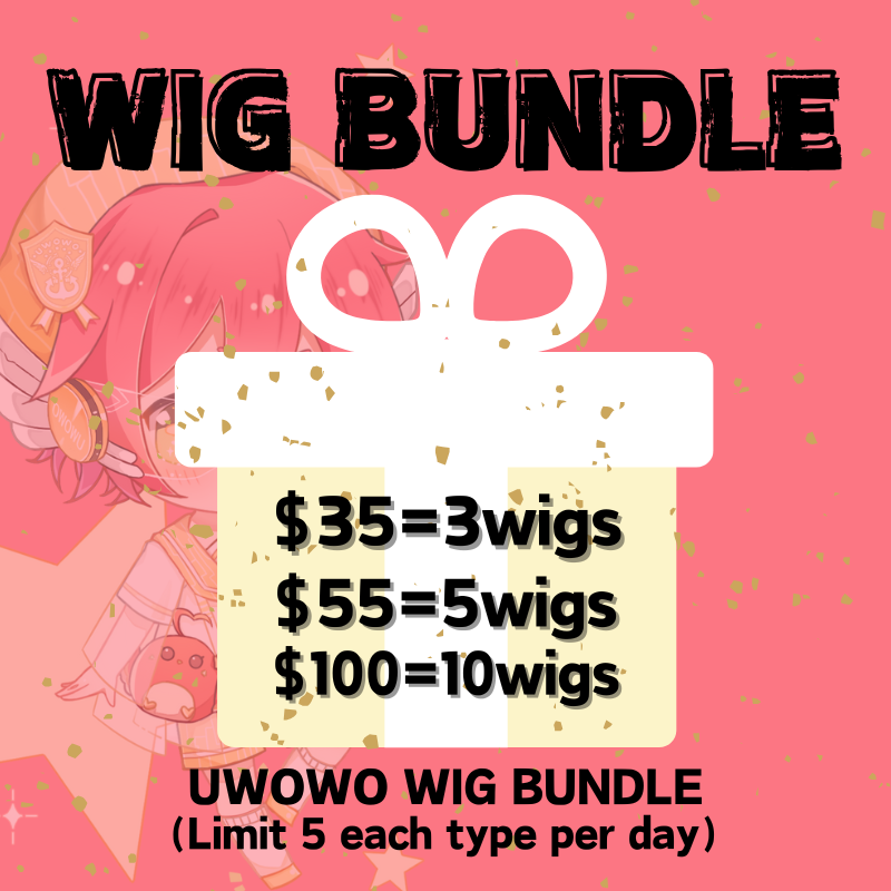 【Wig Bundle】Uwowo 2025 11TH ANNIVERSARY SALE Wig Bundle(Limited to 5 o ...