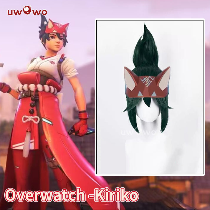 Uwowo Game Overwatch 2 Kiriko Wig Kiriko Cosplay Wig Short Hair – Uwowo ...