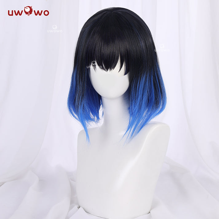 Uwowo New Version Hashibira Inosuke Cosplay Wig 30cm Short Hair – Uwowo ...