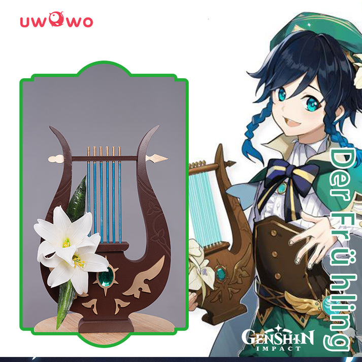 Uwowo Game Genshin Impact Venti Weapons lyre Der Frühling Cosplay Prop ...