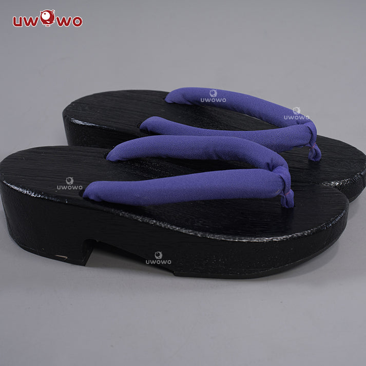 Uwowo Game Azur Lane IJN Musashi Kimono Fox Cosplay Shoes Musashi Clog ...