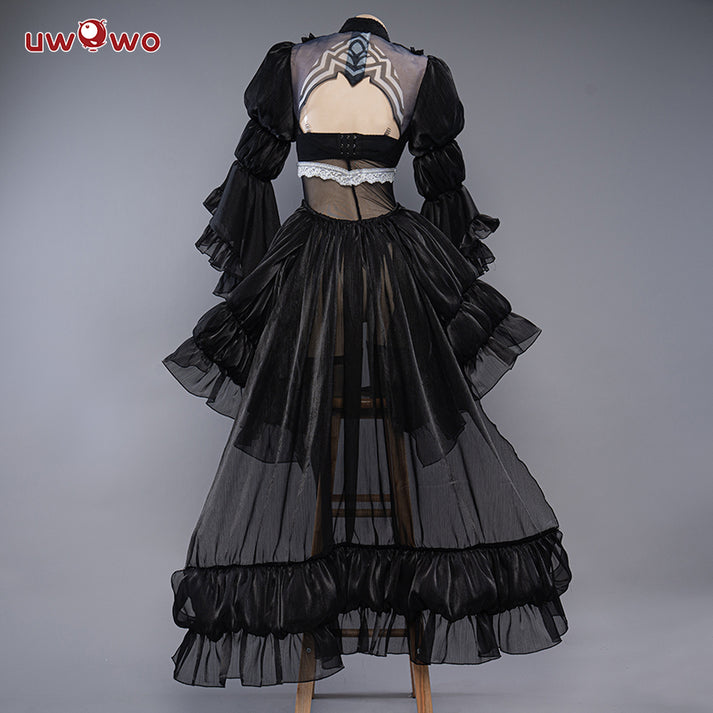 【In Stock】Uwowo Nier: Automata 2B Black Wedding Dress Bride Cosplay Co ...