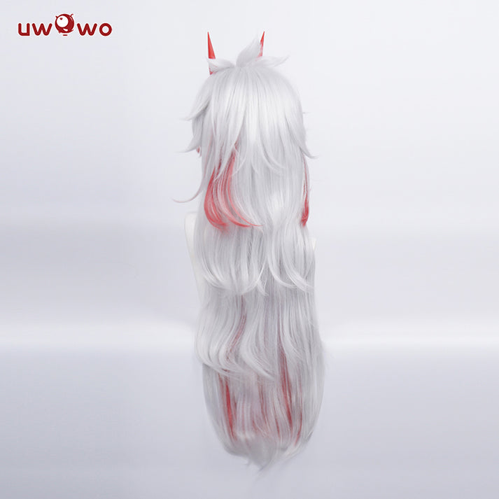 Uwowo Game Genshin Impact Wig Arataki Itto Cosplay Wig With Horns ...